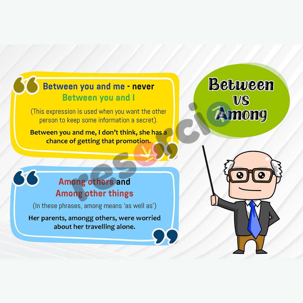 Between Vs Among - Template 07