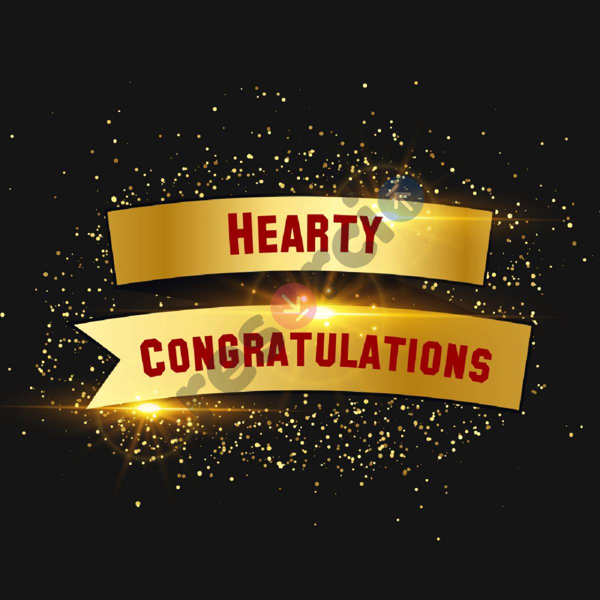 Hearty Congratulations - Template 11