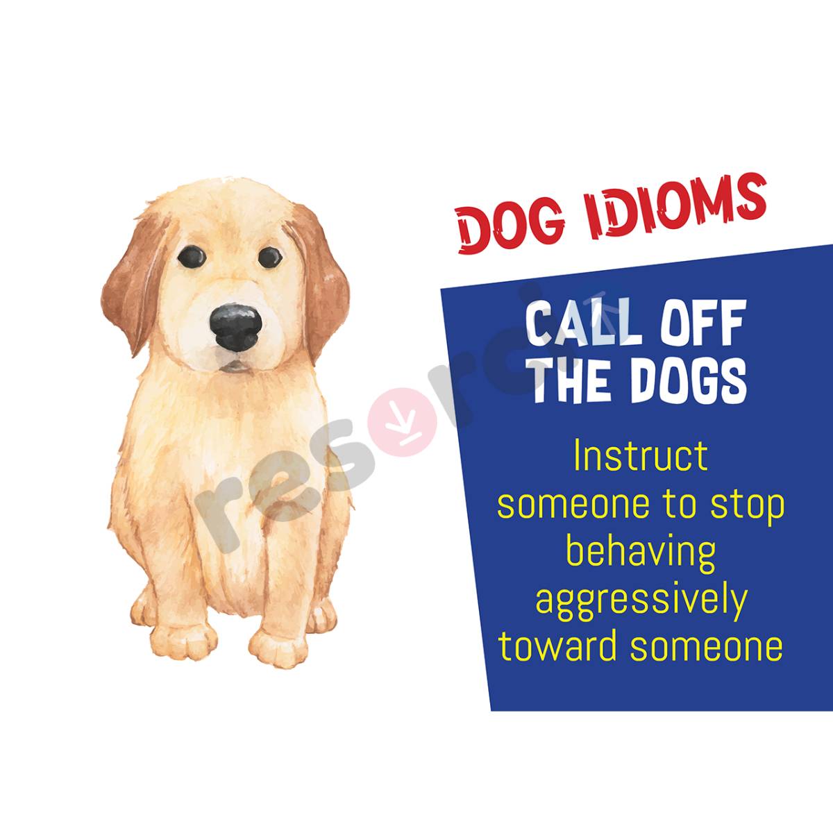 Dog Idioms - Template 10