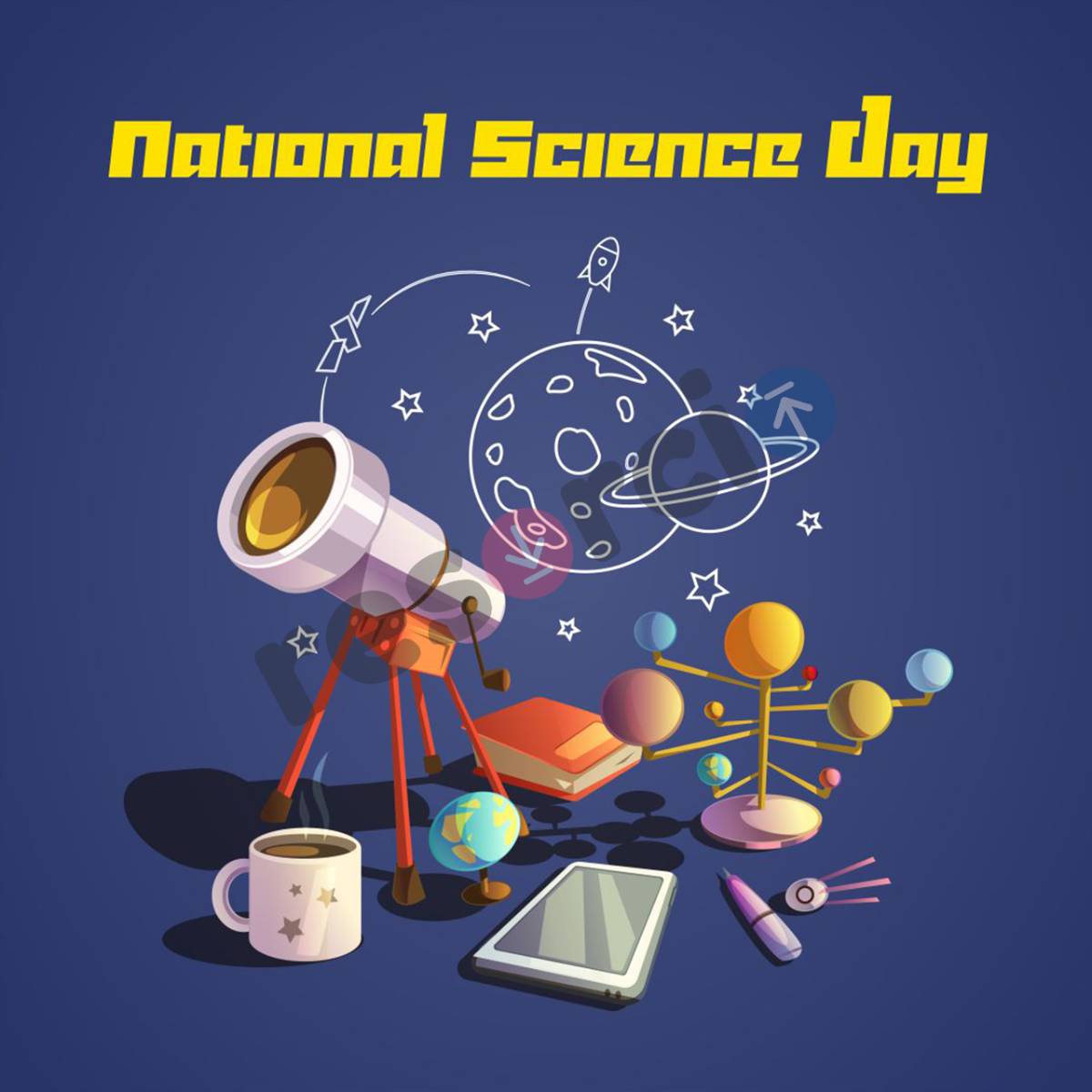 National Science Day - Template 07