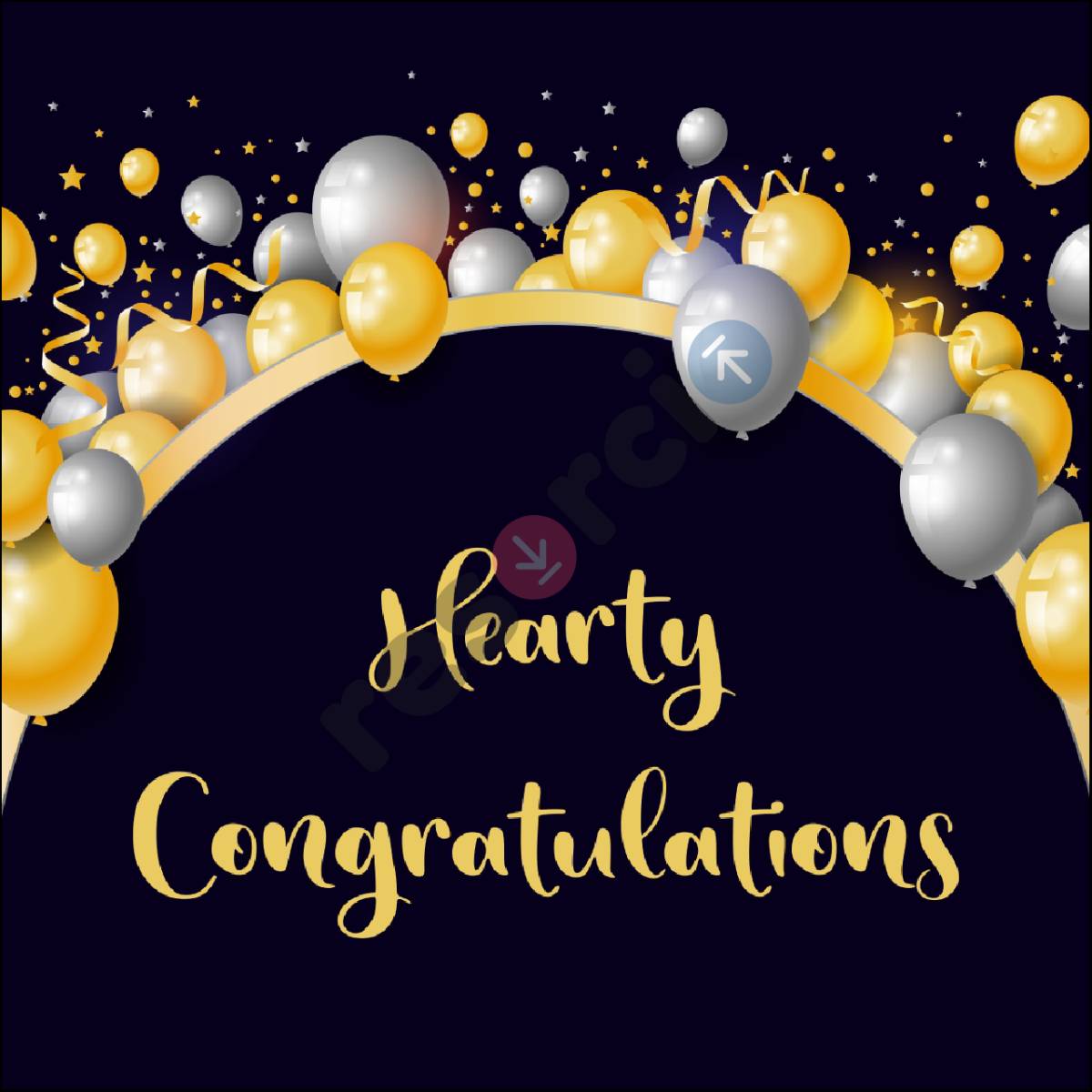 Hearty Congratulations - Template 58