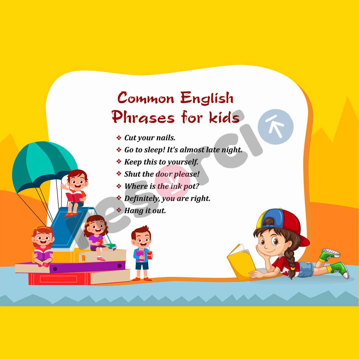 Common English Phrases for Kids - Template - 06