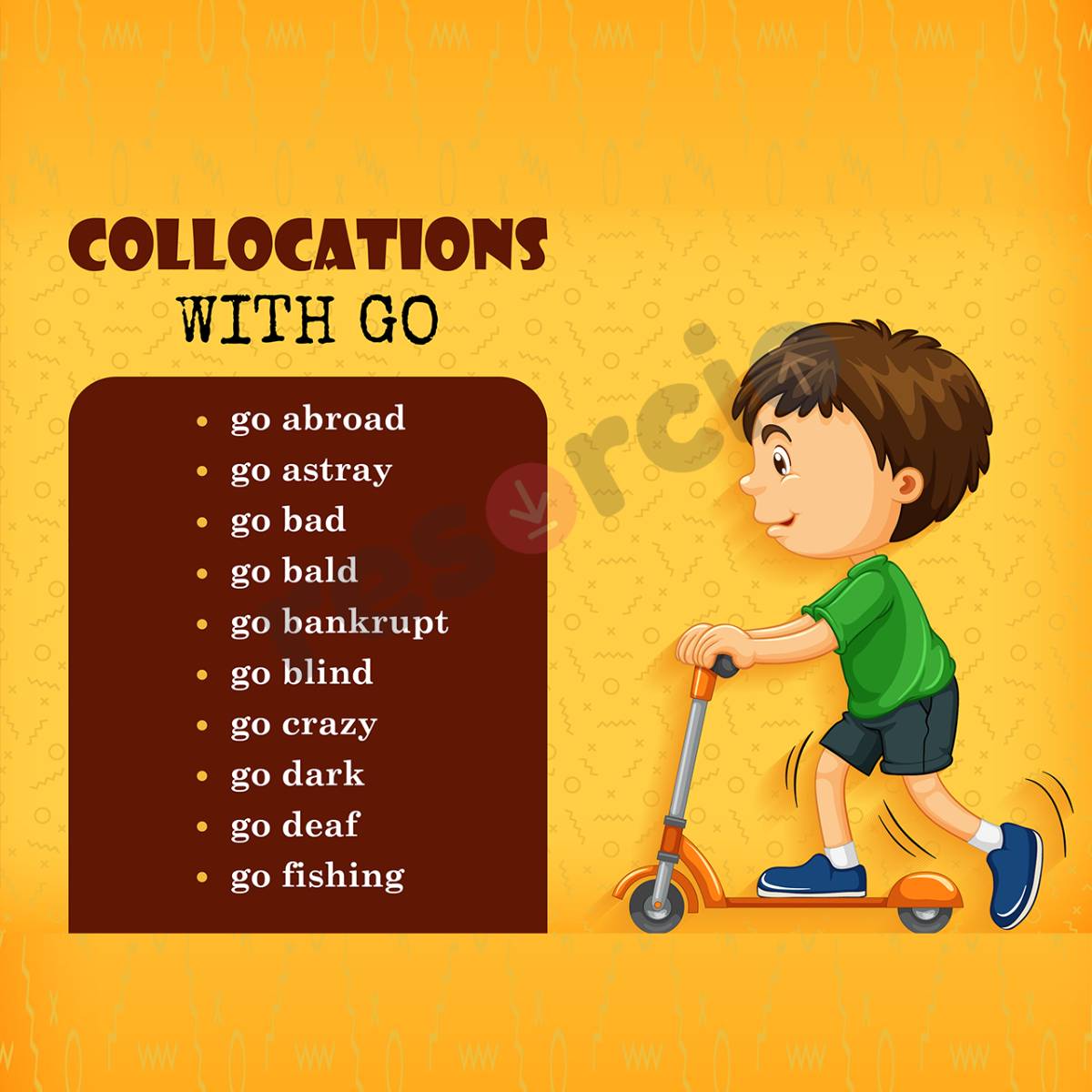 Collocations with Go - Template 02